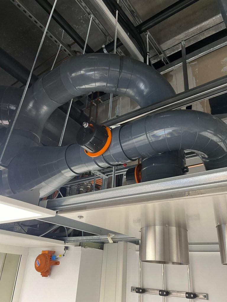 Fume Extract | GRP Ductwork | Stepart Plastics