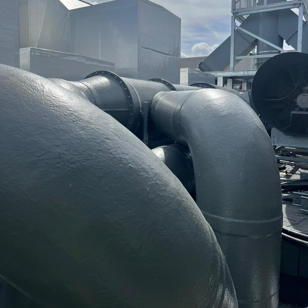 Fume Extract | GRP Ductwork | Stepart Plastics